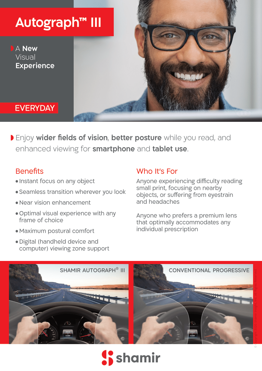 Choose Your Perfect Lens | Essilor & Shamir Lenses | Houston Eye